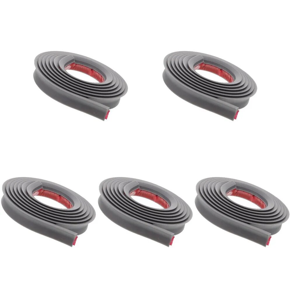 Белая уплотнительная лента из термопластичного эластомера для ванной, набор из 5 штук, для устранения зазоров