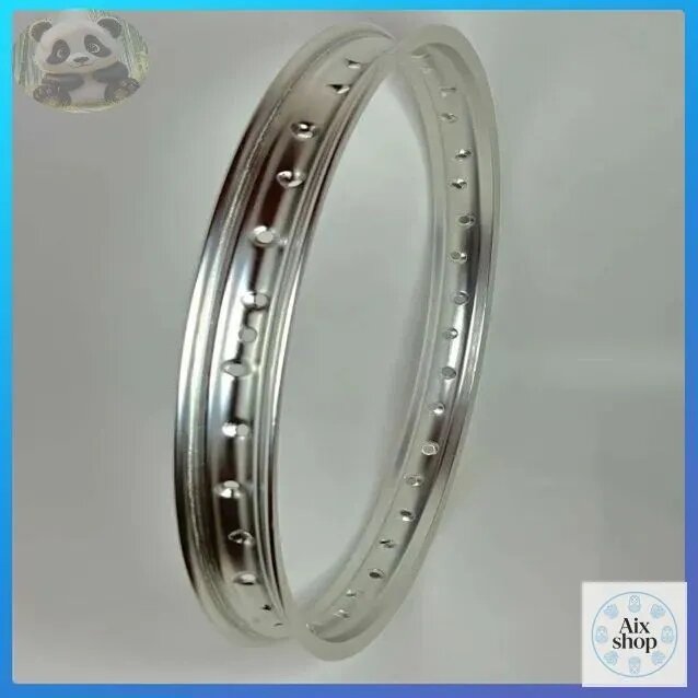 Обод передний 1.4х17 для мотоцикла, оцинкованная сталь, 2 шт, белый/серебристый