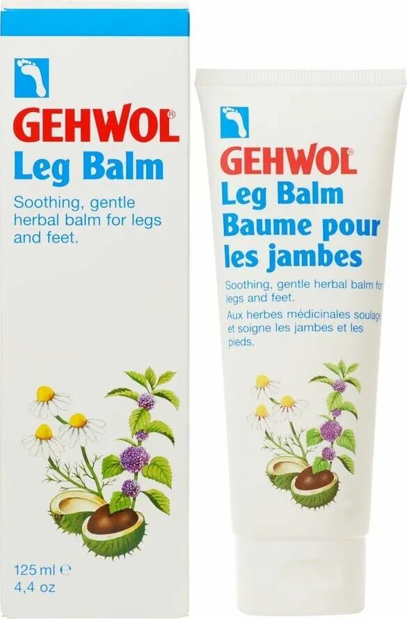 Gehwol - Leg Balm Бальзам для ног и стоп укрепляет сосуды и вены 125 мл