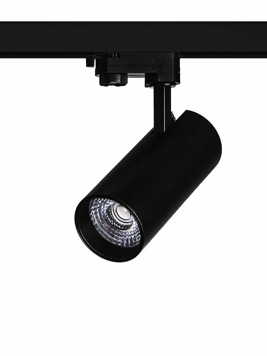 Спот трековый LEDORA AXEL 10 Вт нейтральный свет 4000K черный для кухни, офиса и акцентного освещения, 35 градусов
