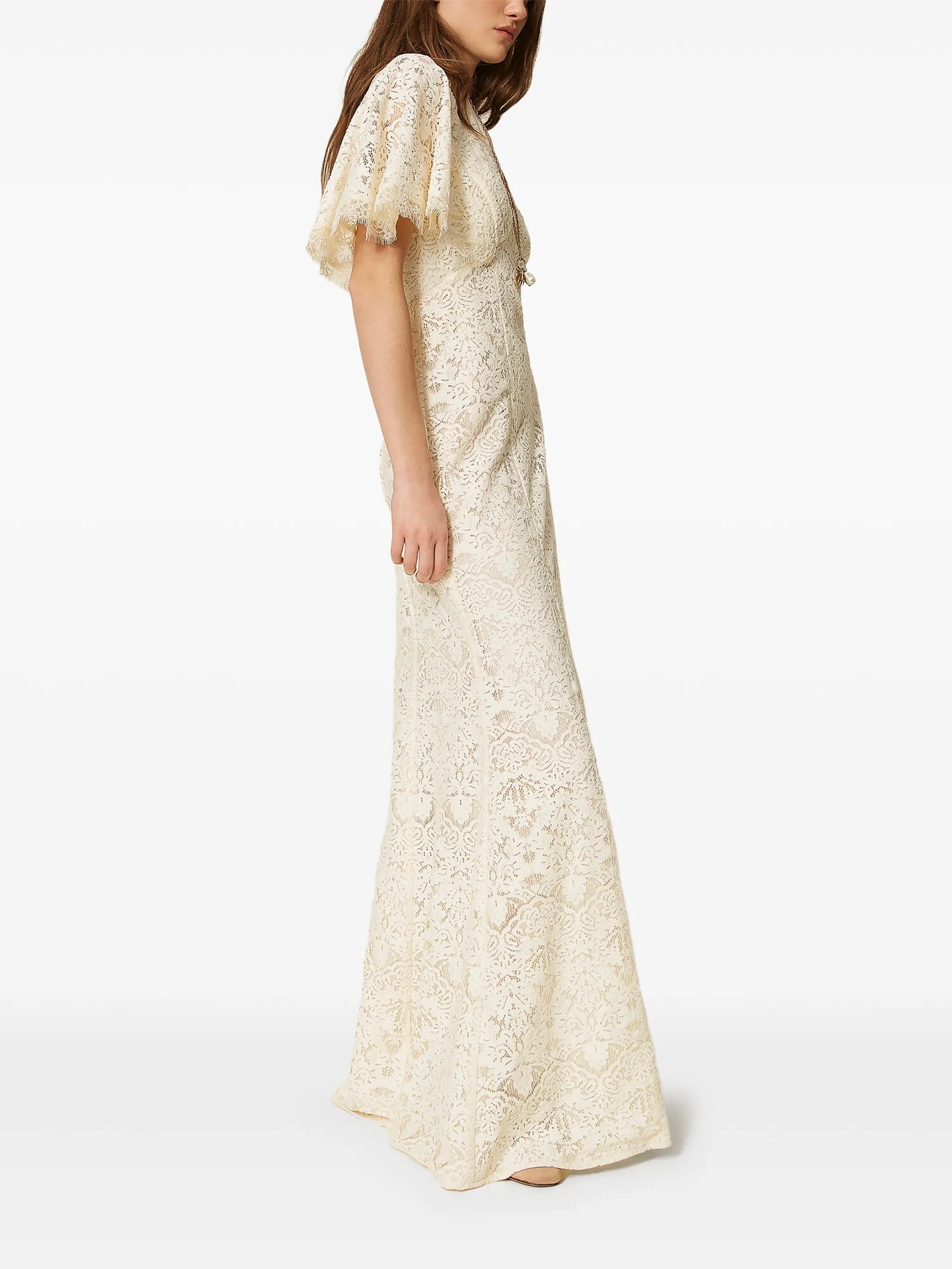 Платье Twinset Milano Maxi lace dress, размер 40, разноцветный — фото 1