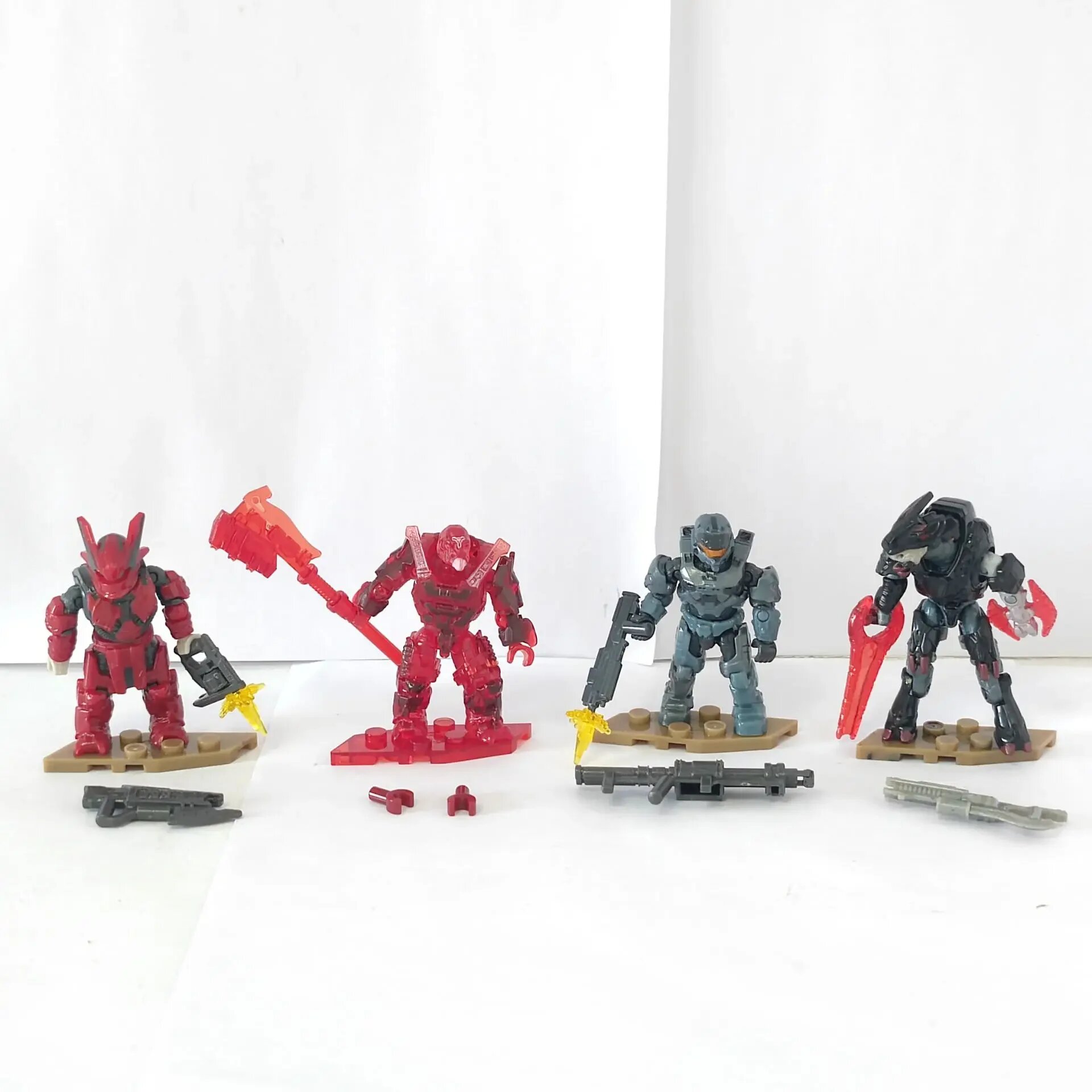Mega Construx Banished Phantom Spartan Griffin Brute Captain Escherum Jega Rdomnai фигурки 4 шт