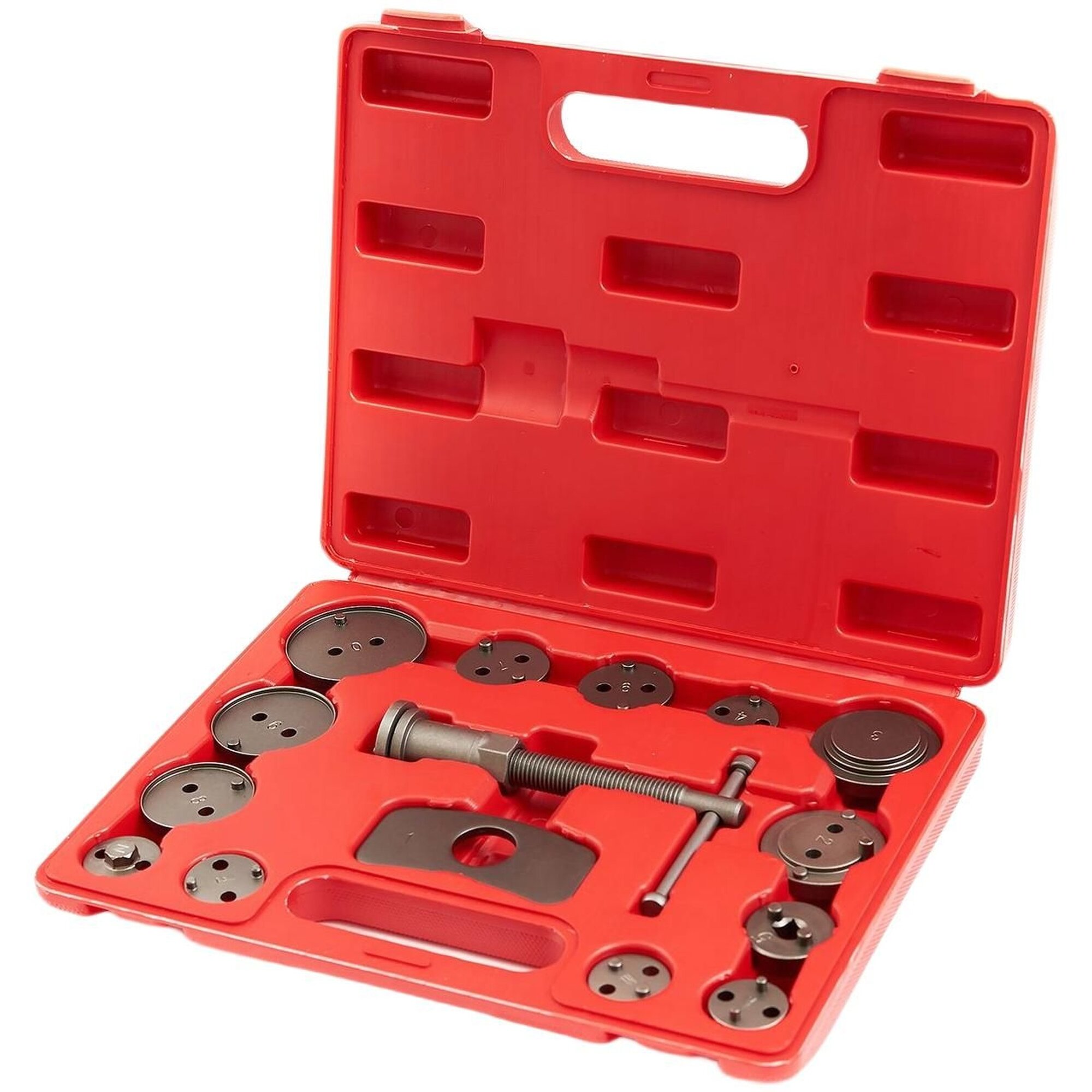 Набор инструментов для сведения тормозных цилиндров ROSSVIK 15 предметов ST064