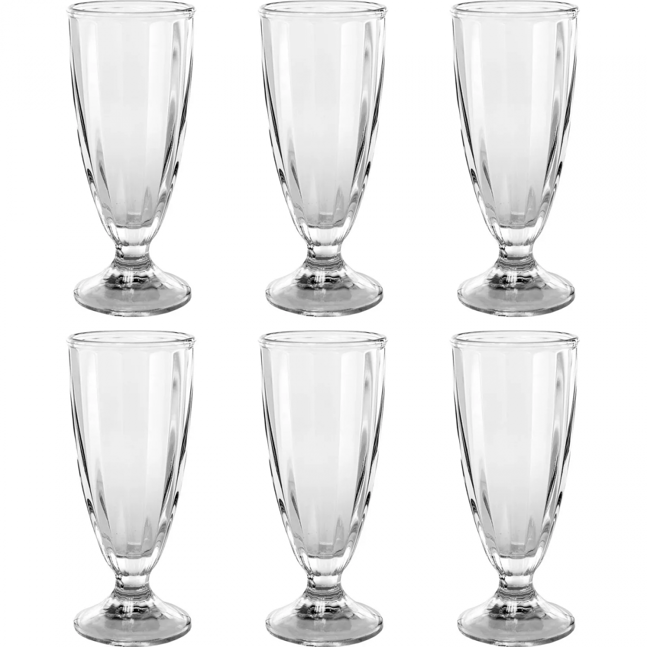 Бокал д/кокт. 355 мл Alaska soda cup Milkshake d 8,1 см h19 см 6 шт/уп Ocean 2361577 81269408