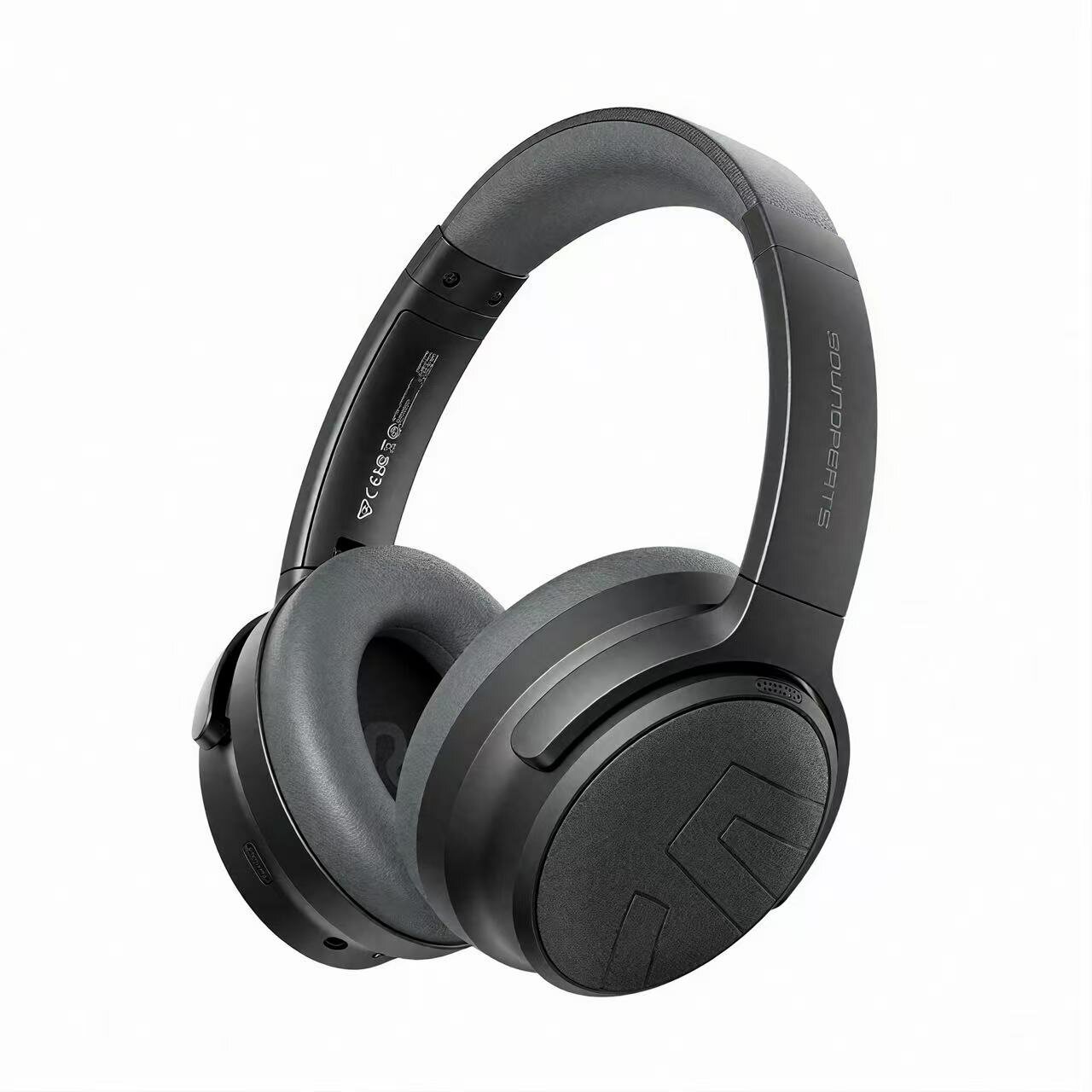 Наушники накладные беспроводные SoundPEATS Space Pro, активное шумоподавление, цвет черный