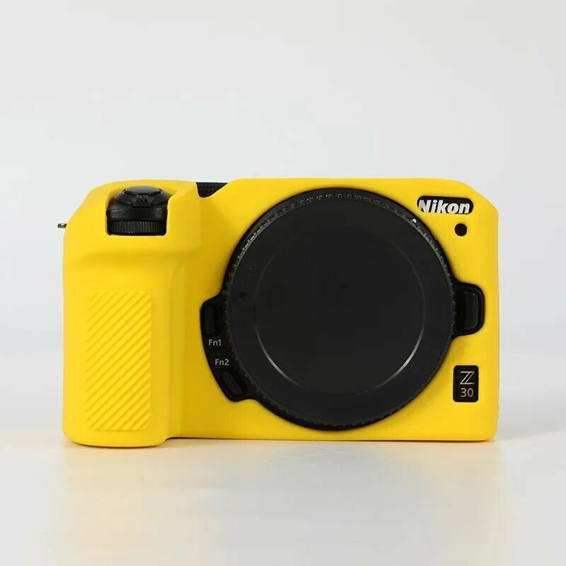 Защитный силиконовый чехол для фотоаппарата Nikon Z30 ультра-тонкая полимерная из мягкого качественного силикона