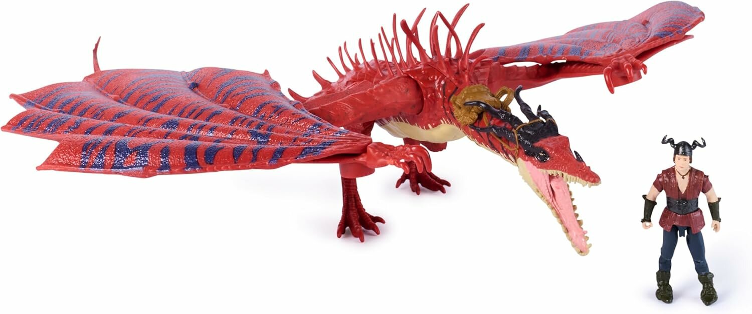Dreamworks Набор из двух фигурок How to Train Your Dragon Action Figures Monstrous Nightmare & Snotlout
