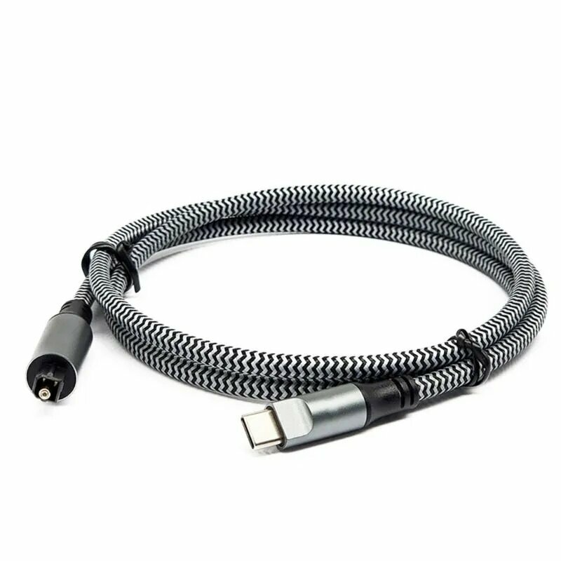Аудиокабель USB Type-C/USB 1.1, 2 м, черный — фото 1