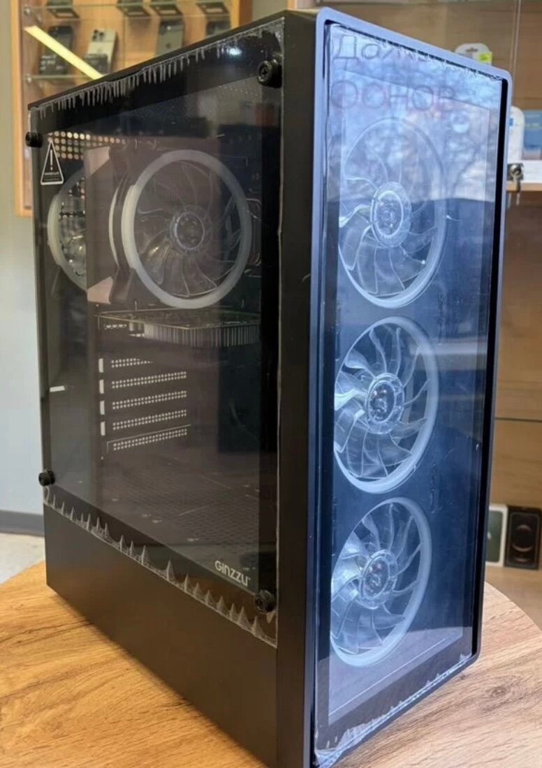 Компьютер для игр и учебы "Xeon e5-2640v2 8 ядер 16 потоков, ОЗУ 16гб, Gtx 1050ti 4gb, SSD m2 256gb