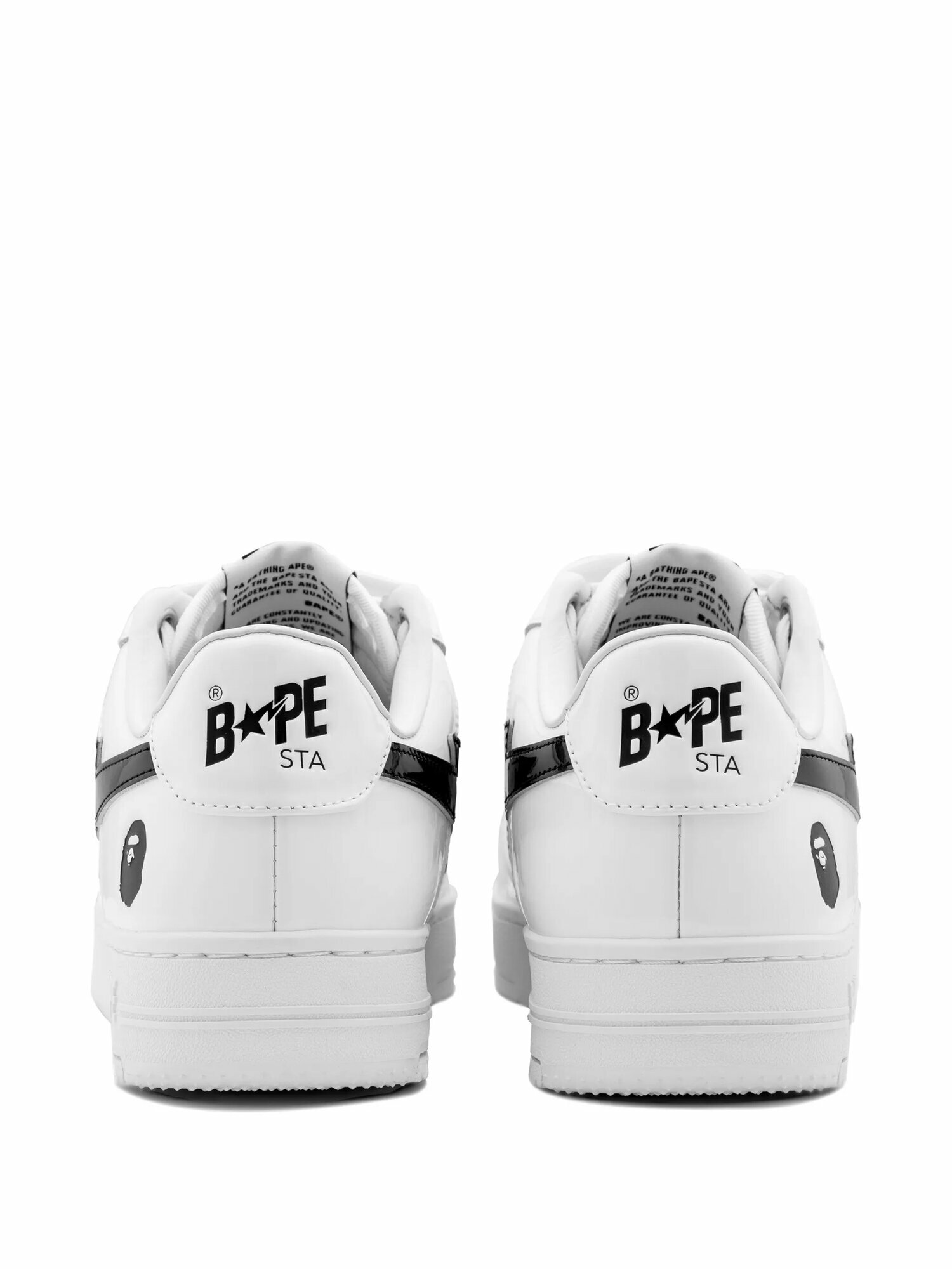 Кроссовки A BATHING APE Bape Sta #2, размер 8, white — фото 1