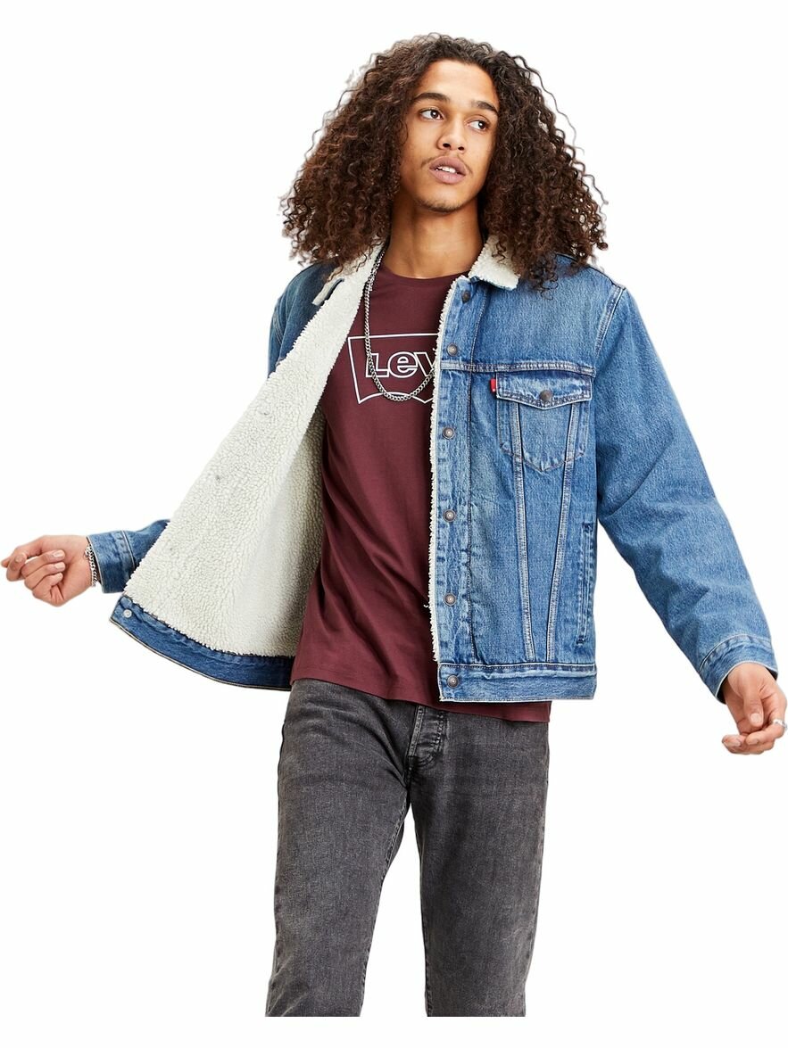 Куртка джинсовая Men TYPE 3 SHERPA TRUCKER