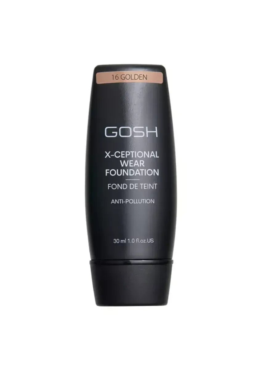 GOSH Тональный крем для лица X-Ceptional Wear Foundation, 16 Golden, 35 мл