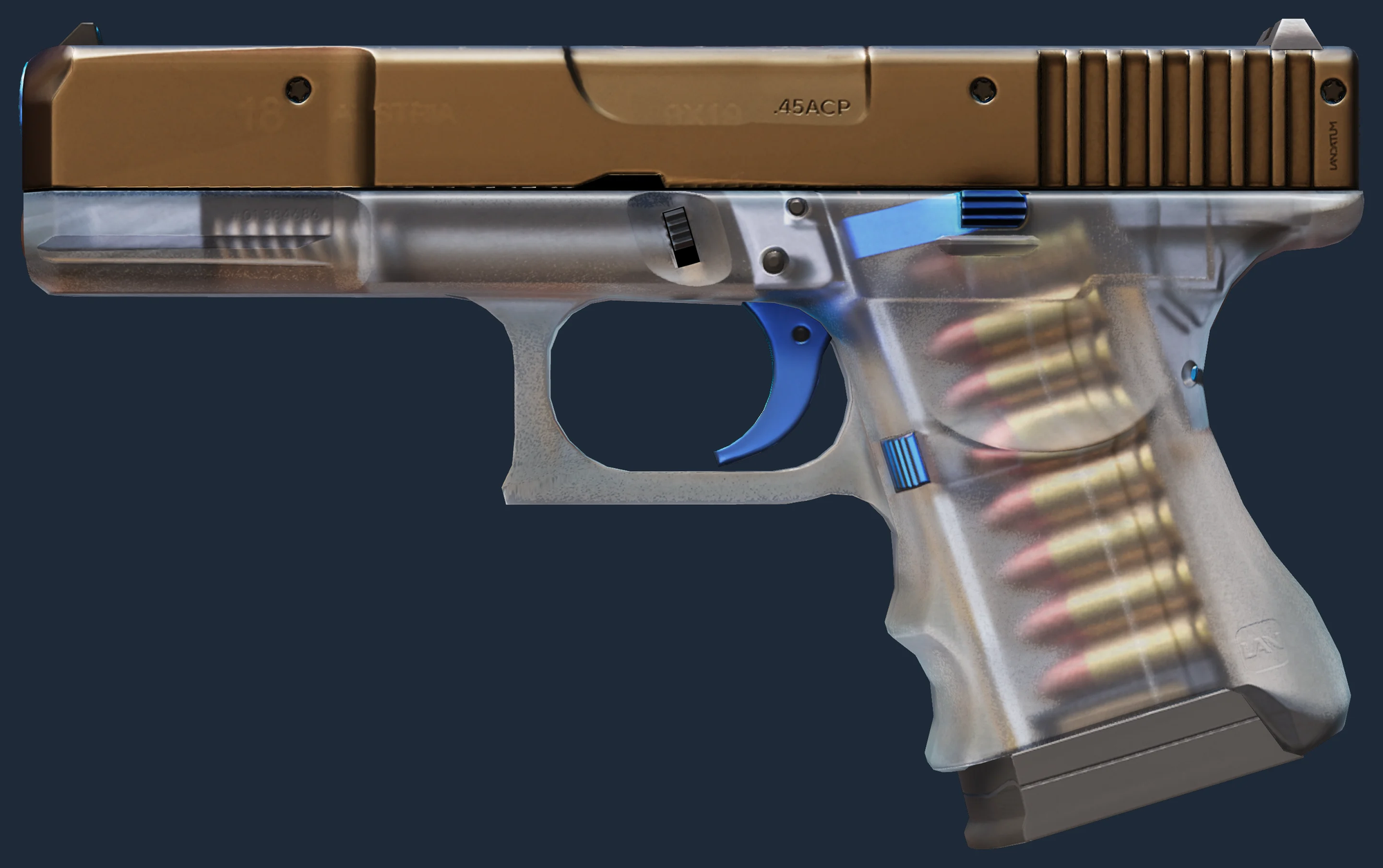 Glock-18 | Прозрачный полимер (Прямо с завода) Скины CS2 с быстрой автовыдачей steam trade