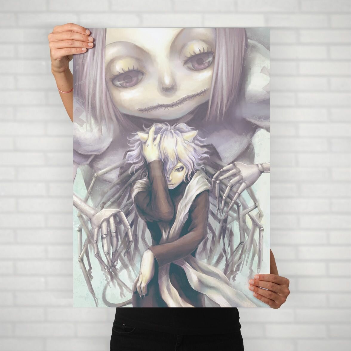 Плакат на стену для интерьера Hunter x Hunter (Неферпиту 2) - Постер по аниме формата A1 (60х84 см)