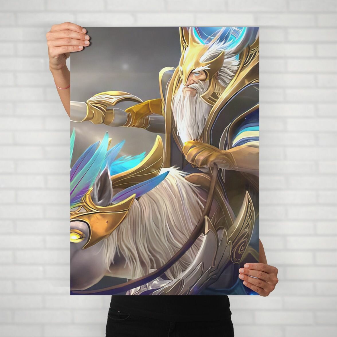 Плакат на стену для интерьера Dota 2 (Keeper of the Light) - Постер по игре формата A2 (42х60 см)