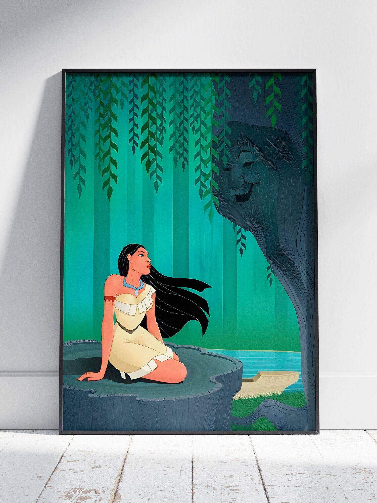 Плакат на стену для интерьера Pocahontas (Покахонтас и Бабушка Ива 2) - Постер по фильму и кино формата A4 (21x30 см)