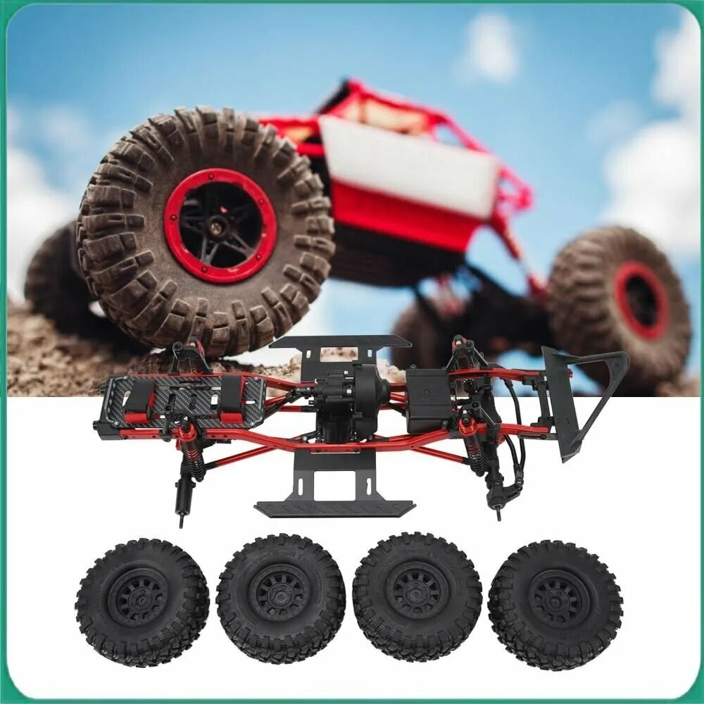 RC шасси высокой прочности, многофункциональное, для AXIAL SCX10 90046 1/10 внедорожника