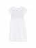 Платье Siola Round-collar dress, размер 8 лет, бежевый/белый