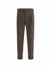 Брюки Pleated tapered trousers
