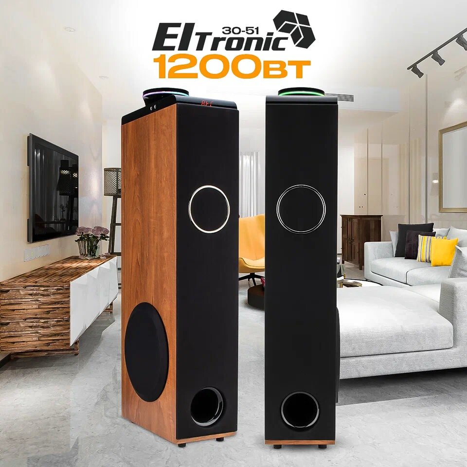 Акустическая система Eltronik 08", 30-51 Home Sound, 2 динамика