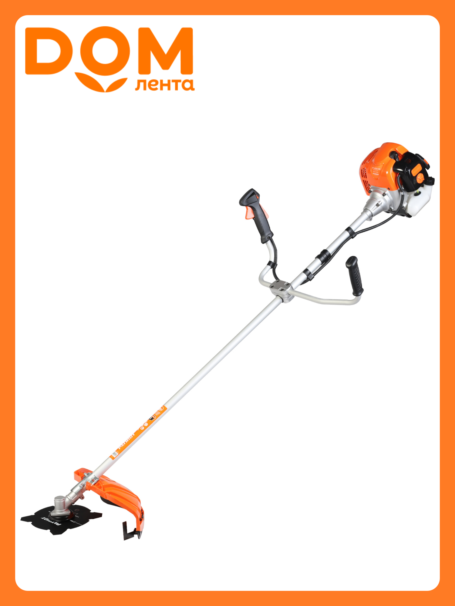 Триммер бензиновый PATRIOT PT 4555, 2,5 л. с, ширина скашивания 46см, плечевой ремень