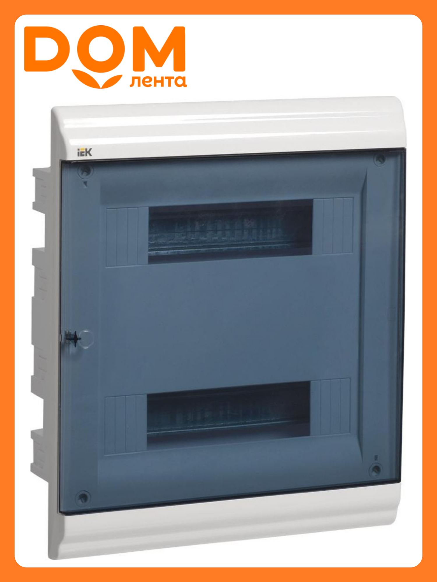 Корпус пластиковые IEK PRIME ЩРВ-П-24 модуля встраиваемый белый IP41