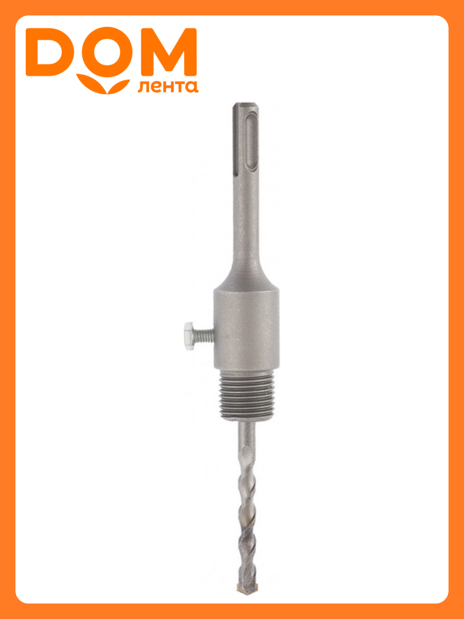 Хвостовик Kranz SDS PLUS, для коронок, для бетона, гранита, камня, М22х120мм