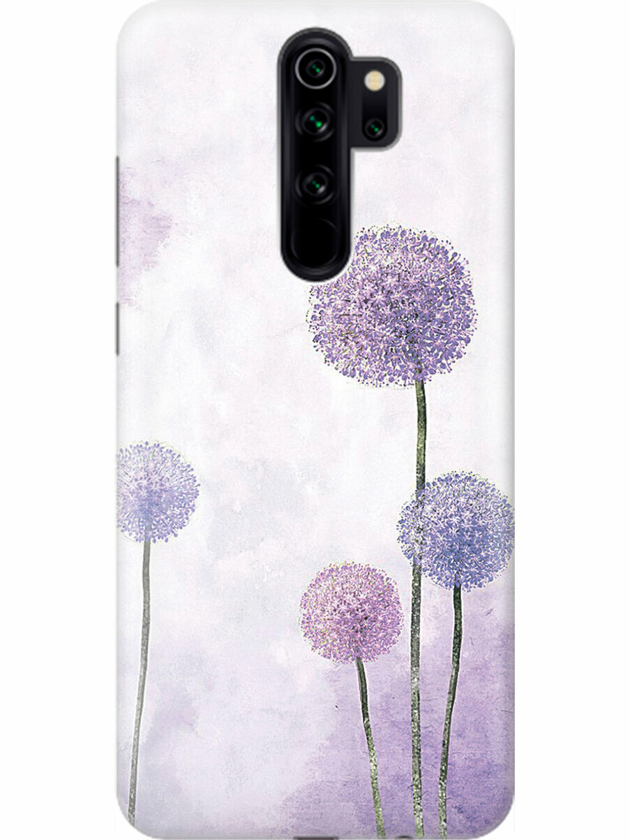 Ультратонкий силиконовый чехол-накладка для Xiaomi Redmi Note 8 Pro с принтом "Одуванчики"