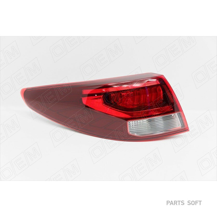 Фонарь левый внешний KIA RIO 4 FB 2020-НВ, хэтчбек от официального дистрибьютора, OEM, артикул OEM0133FONL