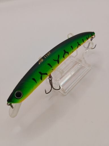 Воблер Smith Jib110 Tricky Skating Minnow: плавающий минноу на хищника, 110мм, 12г
