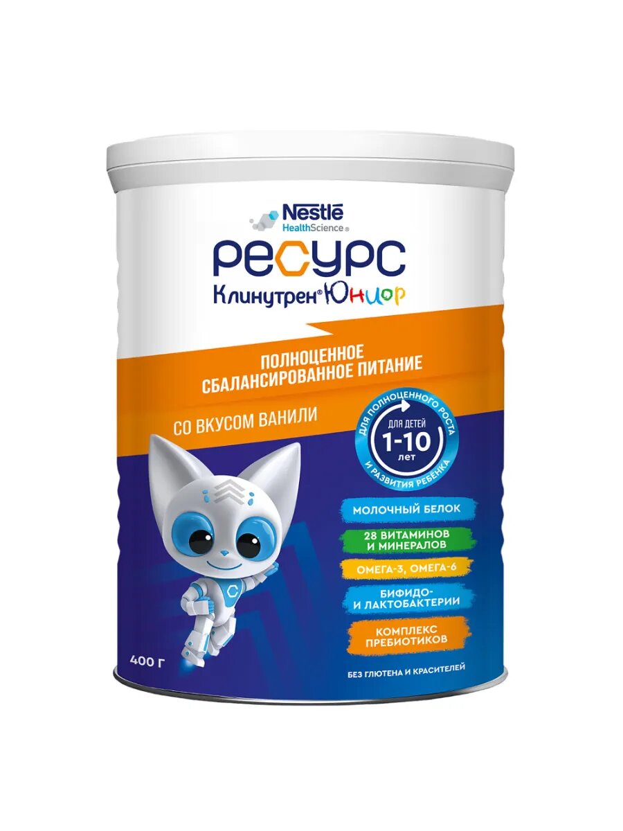 Ресурс Клинутрен Юниор банка 400 г 1 шт