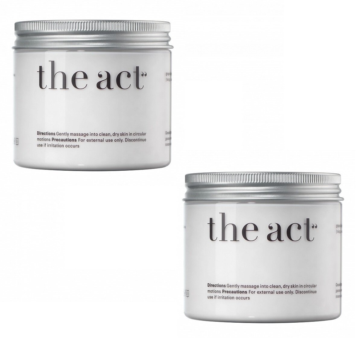 Питательный крем-баттер The Act для тела виноград, 180г 2шт