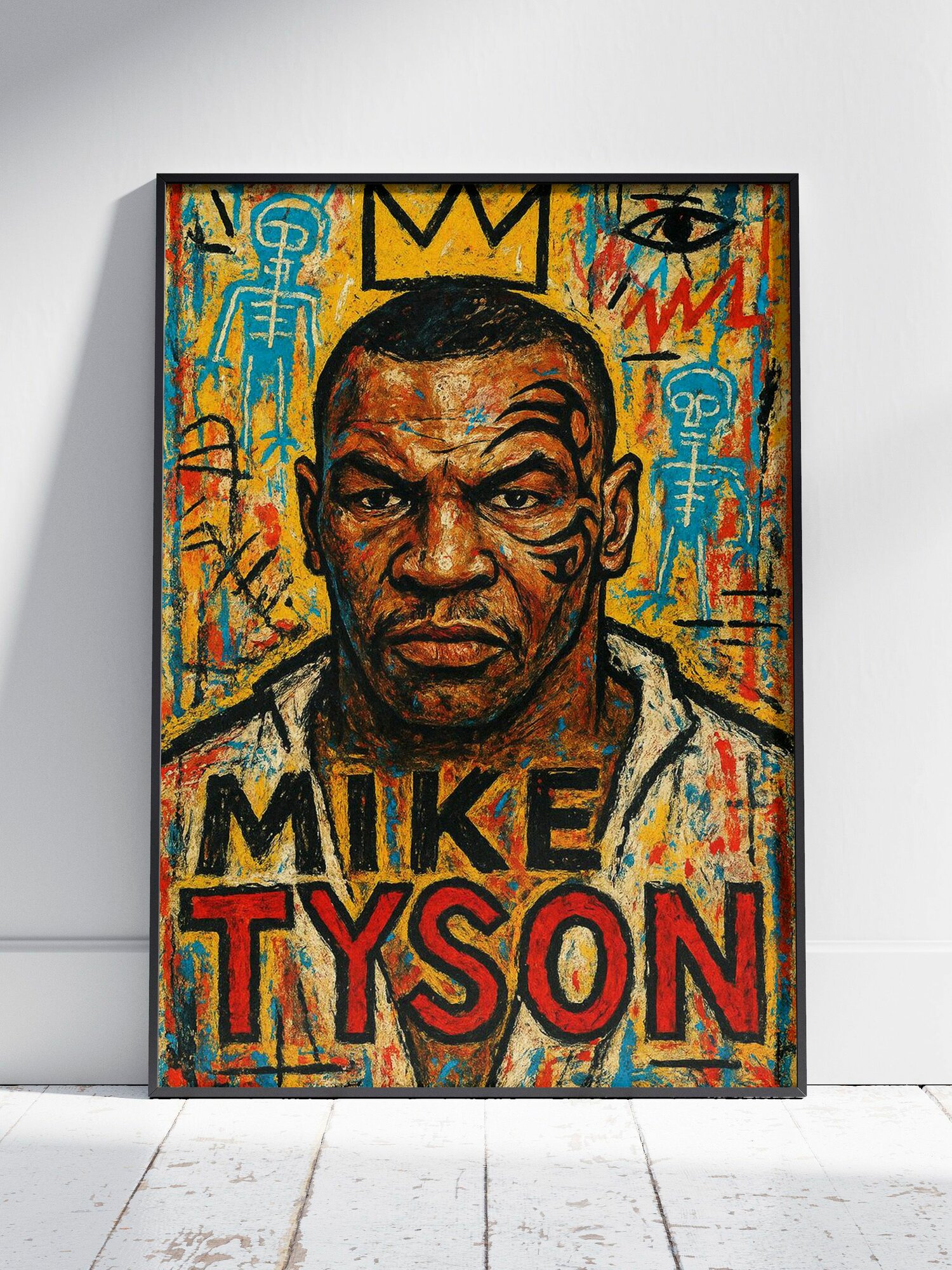 Плакат на стену для интерьера Легенды Бокса (Майк Тайсон - Mike Tyson 9) - Постер по спорту и физической активности формата A3 (30x42 см)