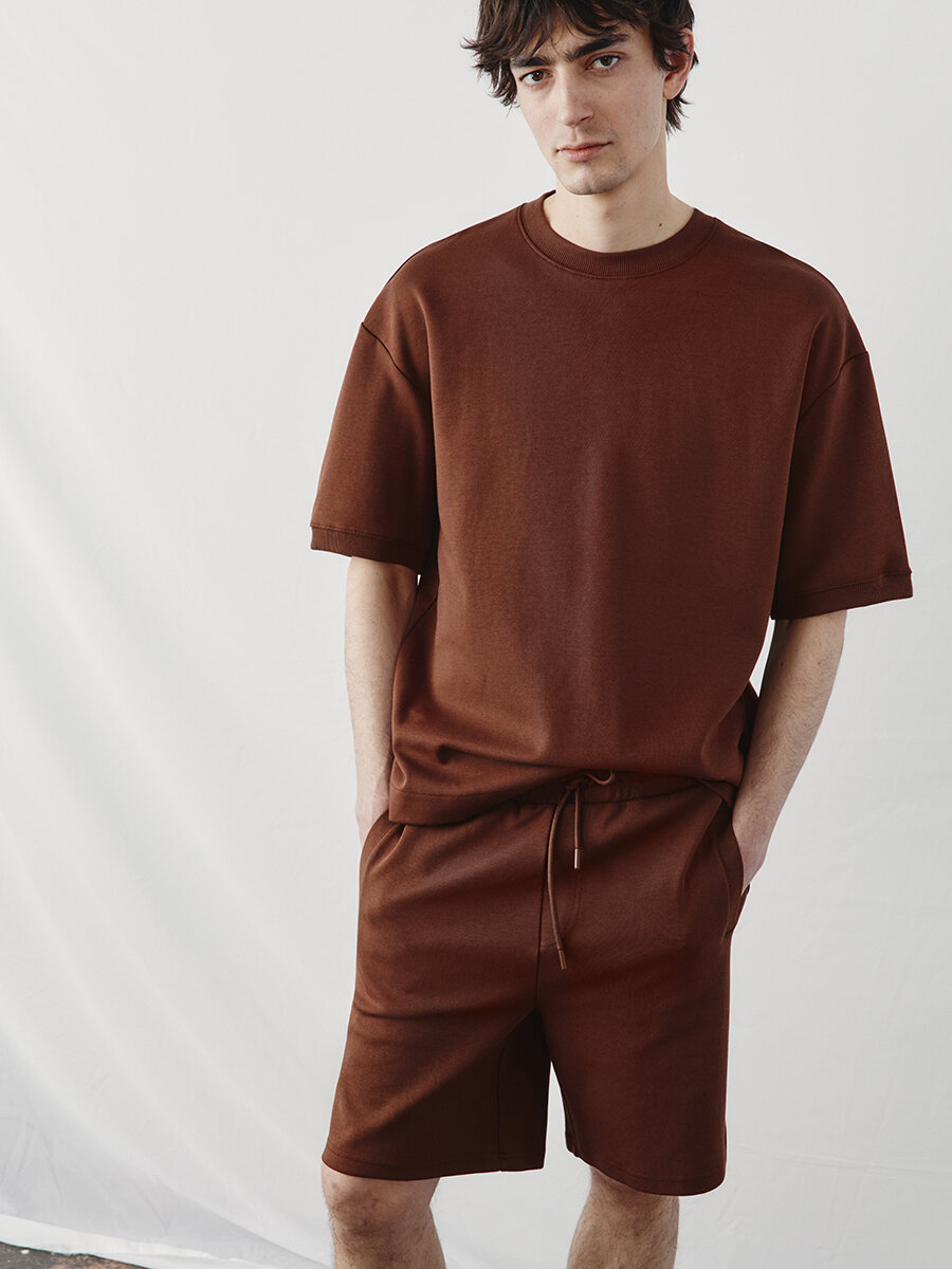 Футболка прямая из футера