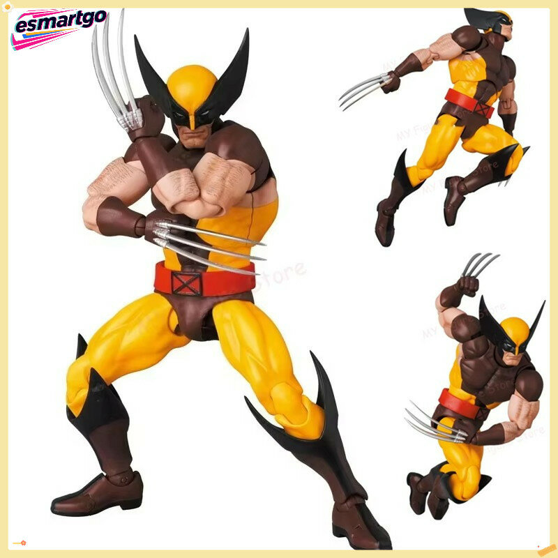 Ct Игрушки Wolverine MAFEX 138 Коричневый костюм Комикс Фигура действий - Posable модель статуя, подарок для детей