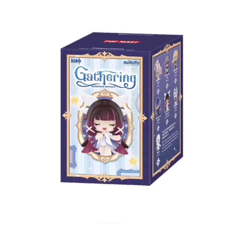Genshin Impact Meets in Jianian Q Series Handheld Blind Box Аниме игрушки с фигурками персонажей