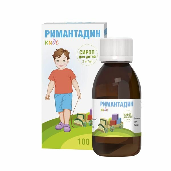 Римантадин Кидс для детей сироп 2мг/мл 100мл