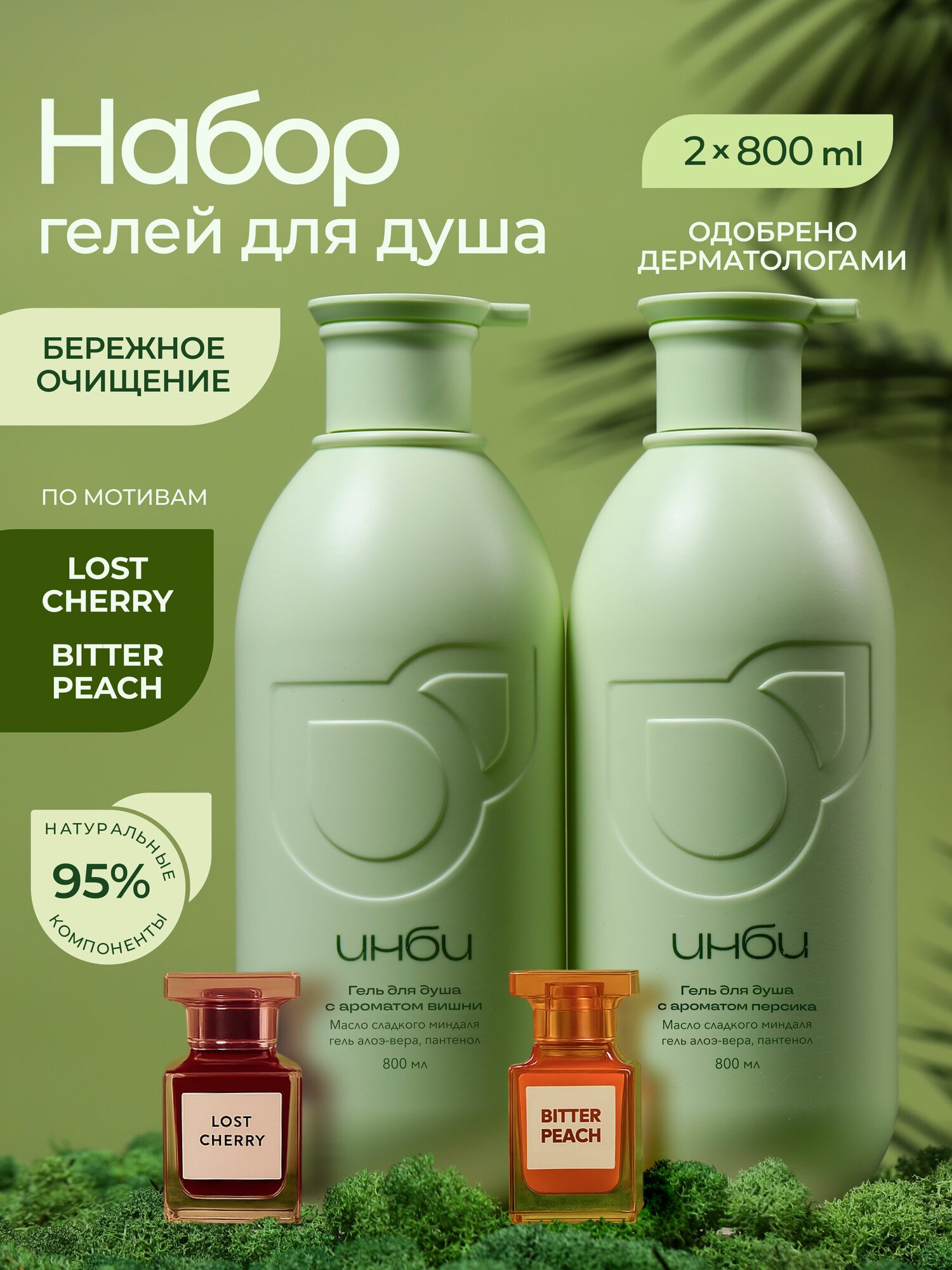 Инби, гель для душа, гель для душа женский парфюмированный для женщин