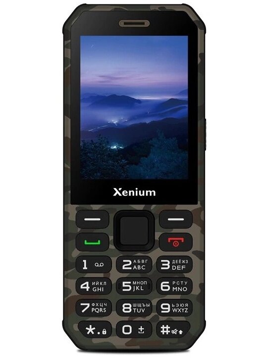 Мобильный телефон XENIUM X300 зеленый (ctx300gc/00)