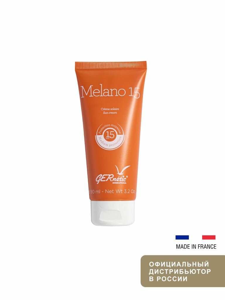 GERnetic Крем солнцезащитный для лица и тела SPF 15 Melano 15, 90 мл