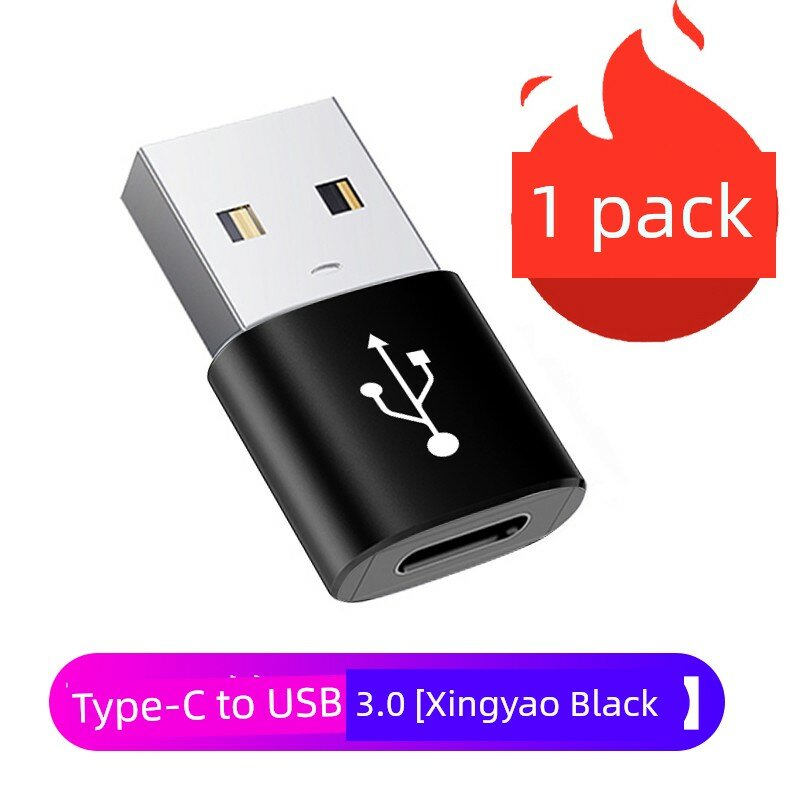 Высокоскоростной кабель Type-C к USB 3.0 для iPhone 13, глубокий черный цвет, быстрая зарядка, 1 шт.