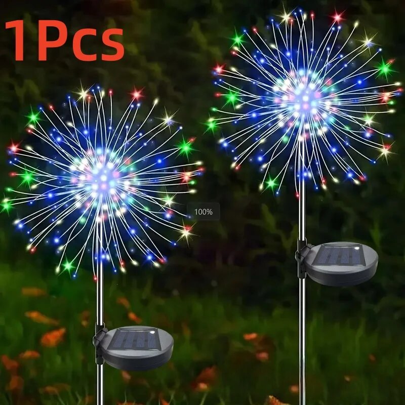 Солнечный светильник Фейерверк 400LED, Color