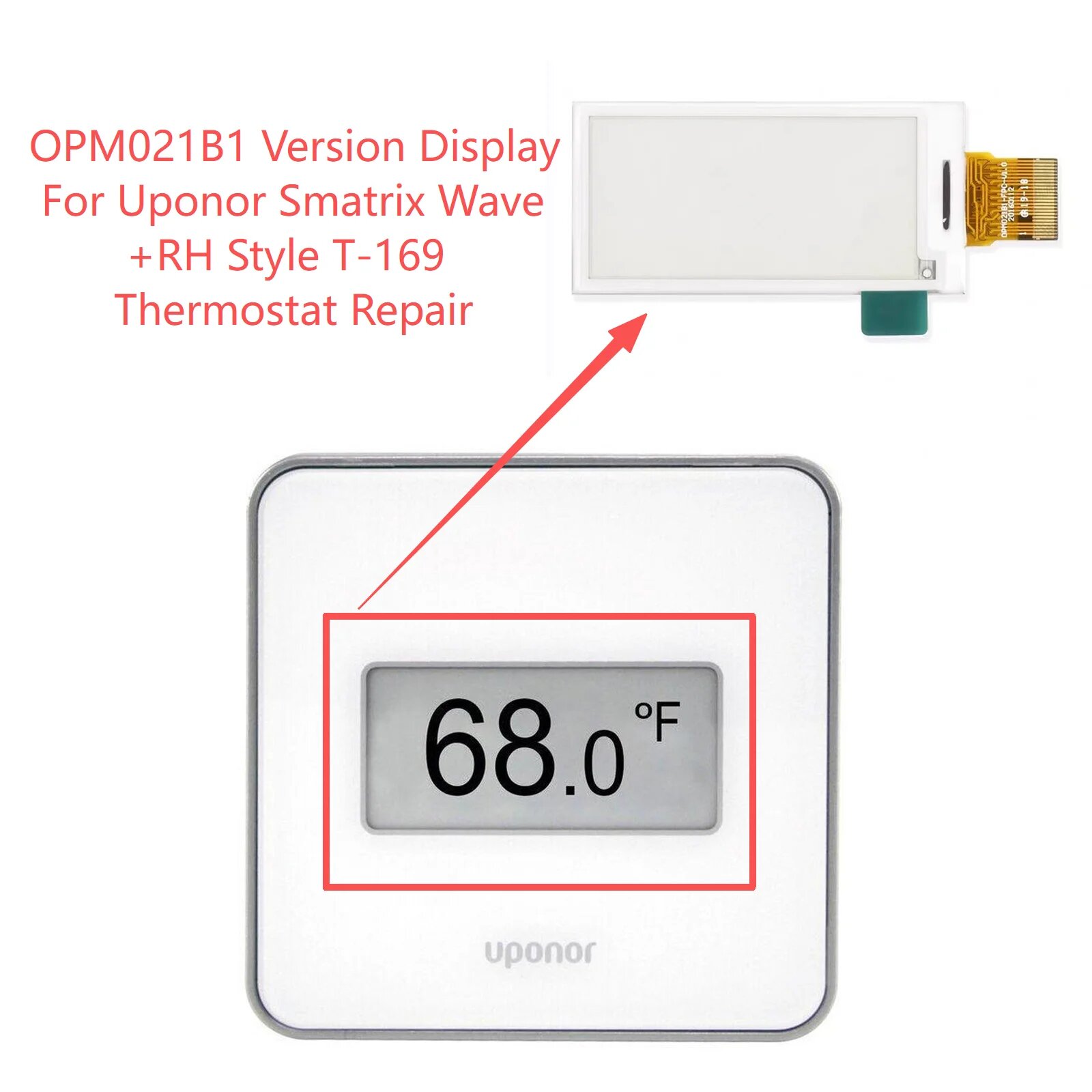 Дисплей OPM021B1 Uponor Smatrix Wave RH Style T-169