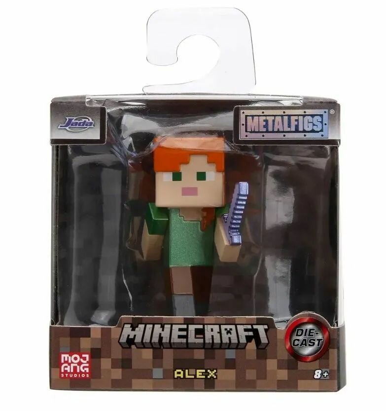Фигурка Jada Toys Metalfigs Minecraft Alex, 6см 35618