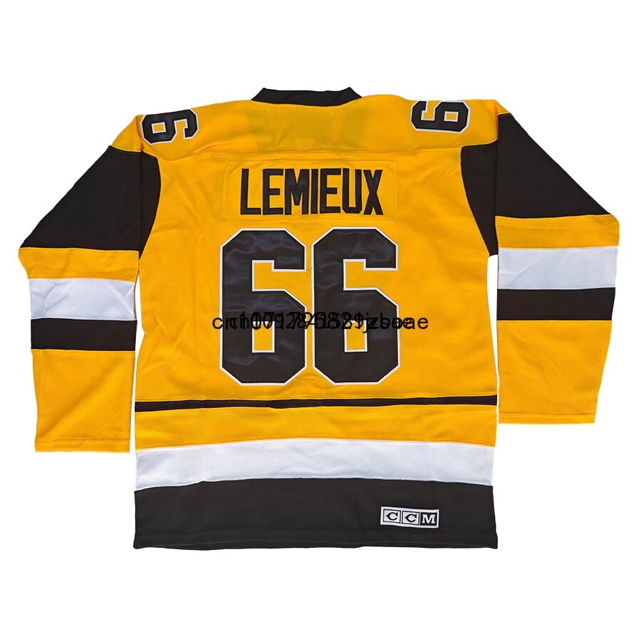 Хоккейная майка Lemieux Pittsburgh Yellow XL