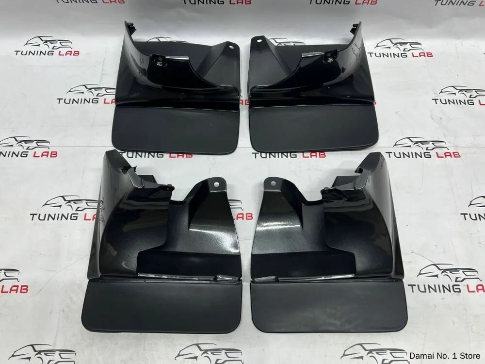 Брызговики на Toyota Land Cruiser Prado 120 2002-2009, комплект 4 шт, брызговики для Prado 120 комплект для замены