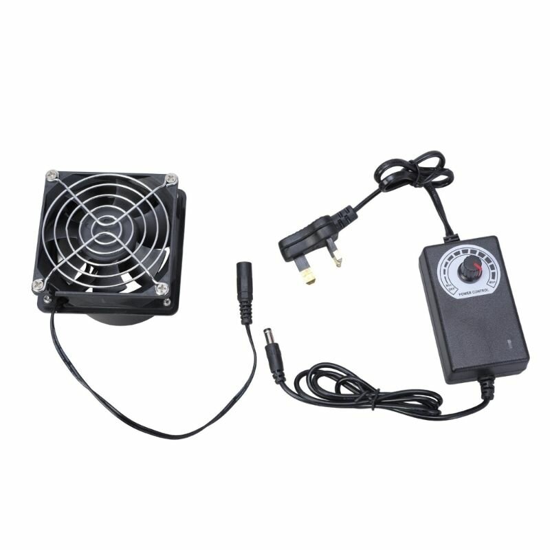 Встроенный канальный вентилятор с регулируемой скоростью, 80 мм, вытяжные усилители для вентиляции, тихий комплект для кухни, палатки, подвала
