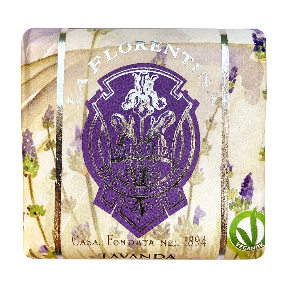 Мыло La Florentina Lavender Soap 106 гр / Парфюмированное средство Флорентина Лаванда Мыло / Лавендер Соап