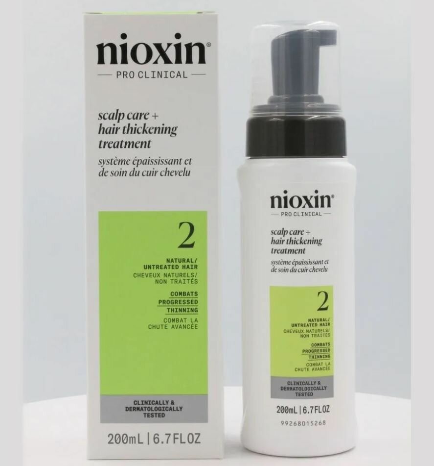 NIOXIN, System 2, Step 3, Питательная маска для натуральных тонких волос и кожи головы 200 мл