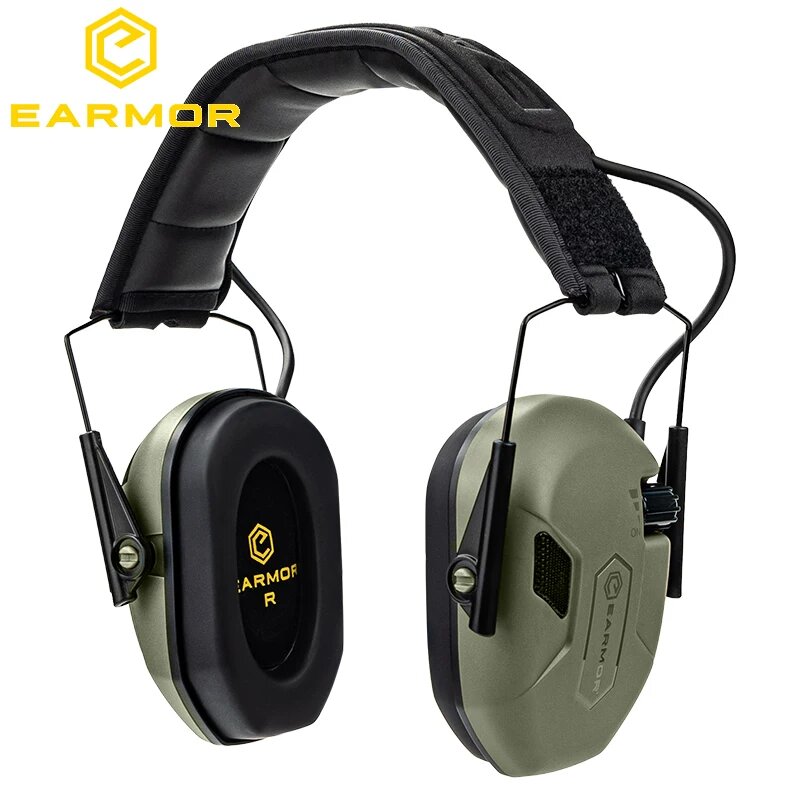 EARMOR M300T тактические шумоподавляющие Bluetooth наушники - джунглевый зеленый, оптимизированные для стрельбы